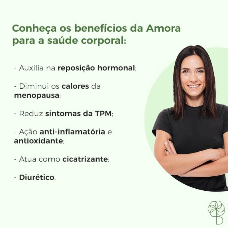 Amora 300mg 60 cápsulas: propriedades terapêuticas!