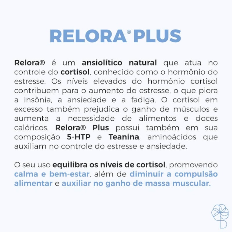 Relora 375mg 30 Cápsulas - Antiestresse | Dermapelle