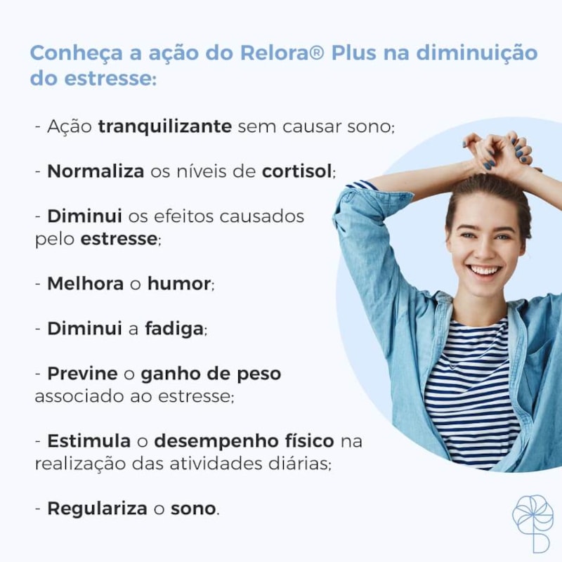 Relora 375mg 30 Cápsulas - Antiestresse | Dermapelle