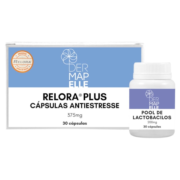 Antiestresse Relora Plus e Pool de Lactobacilos | Dermapelle