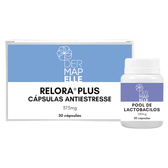 COMBO Antiestresse Relora Plus 375mg + Pool de Lactobacilos