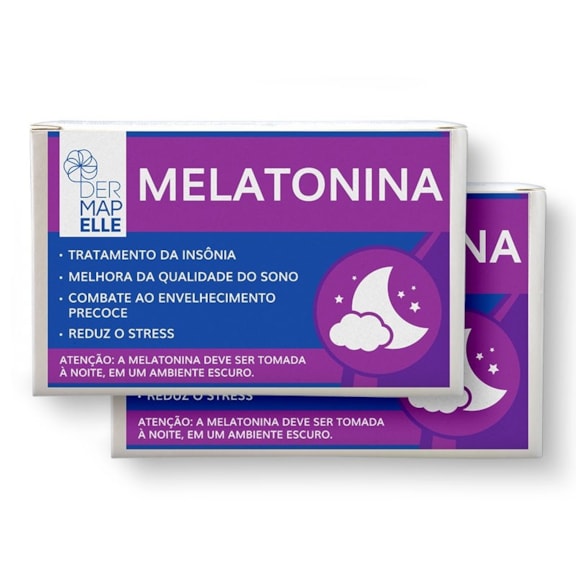 COMBO | Melatonina 5mg 30 Comprimidos (2 unidades) - Dermapelle