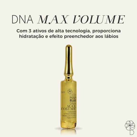 DNA Max Volume 5ml - Preenchimento e Hidratação | Dermapelle