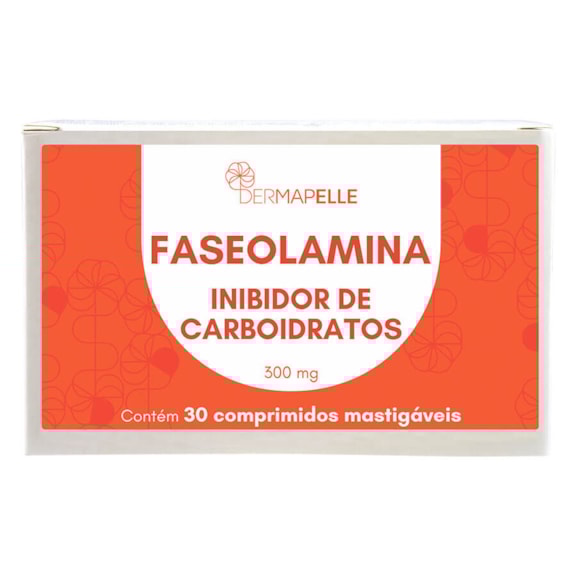Faseolamina 300mg 30 Comprimidos Mastigáveis
