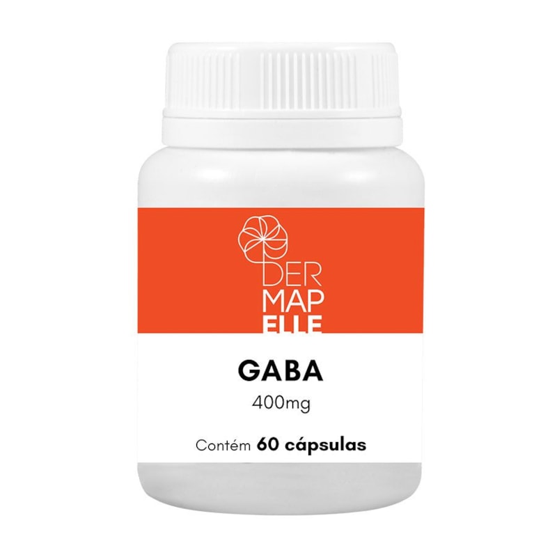 Cápsulas para Ansiedade e Insônia: Gaba 400mg 60 Cáps. | Dermapelle