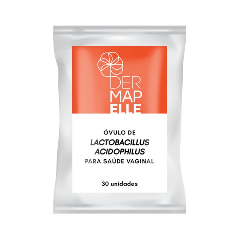 Lactobacillus acidophilus em Óvulo Vaginal 600mg 30 Un. | Dermapelle