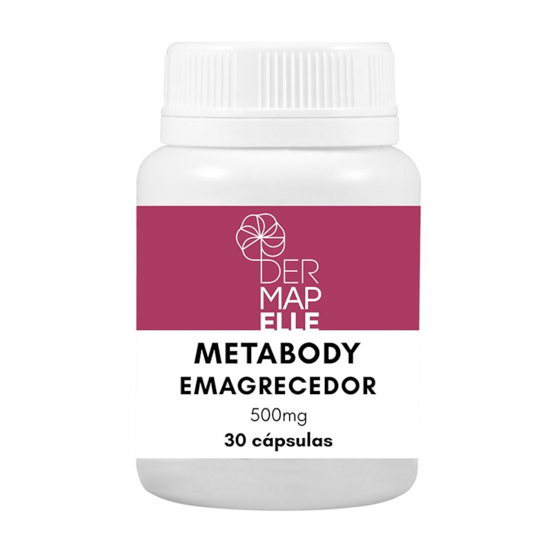 Metabody 500mg 30 cápsulas - Emagrecedor | Dermapelle
