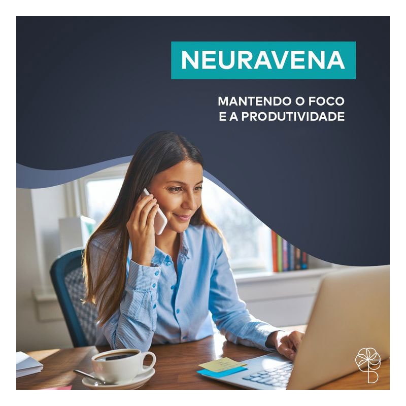 Neuravena 500mg 30 Cáps. - Concentração e memória | Dermapelle