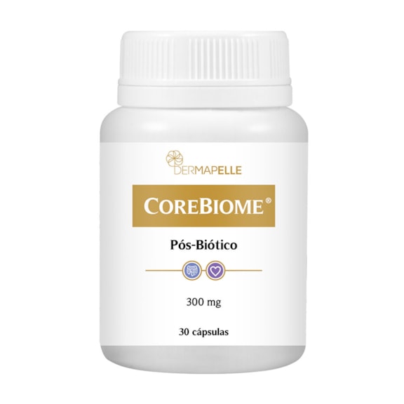 Pós-Biótico - Corebiome 300mg 30 Cápsulas | Dermapelle
