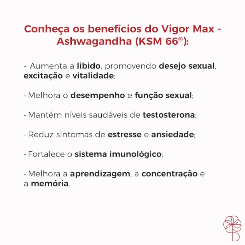 Vigor Max + Maca Peruana | Encontre na Dermapelle